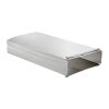 Galvanized Steel Rectangular Wall Stack Duct 3 1/4 inch x 10 inch ...