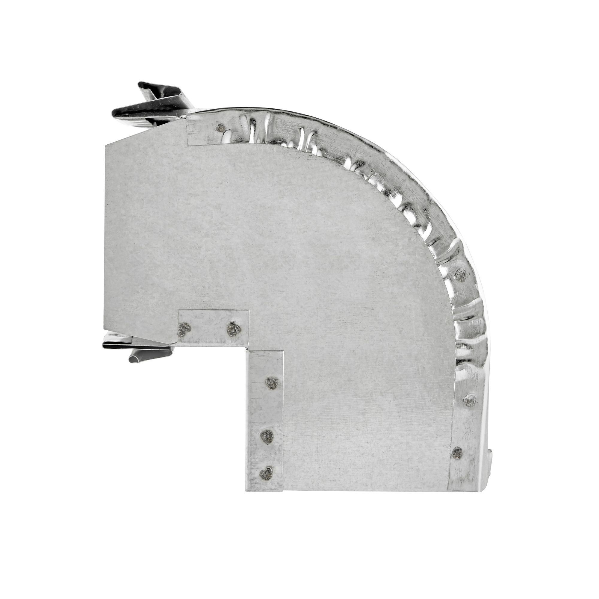 Aluminum Short Way 90 Degree Rectangular Elbow - Item #102