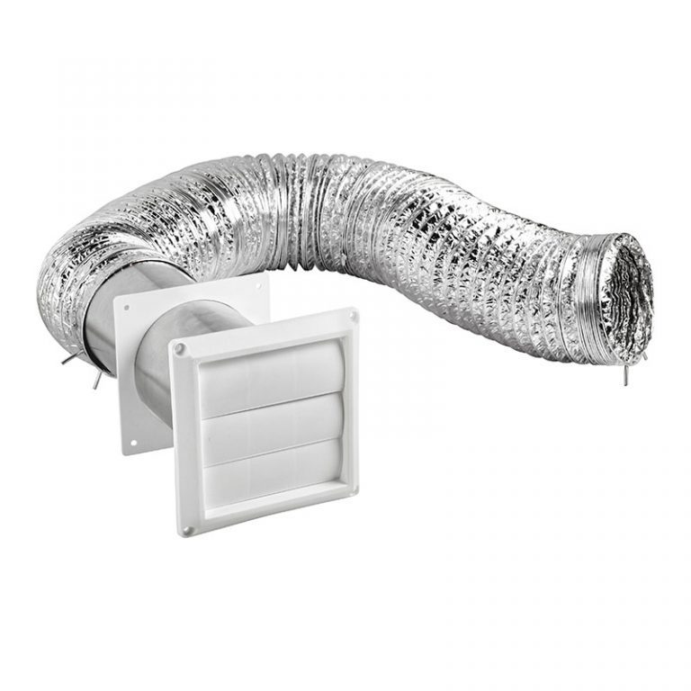 6" White Plastic Air Intake Louver Vent - Item #606W
