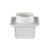 Dryer Vent - 4 inch Plastic Soffit Exhaust Vent - Damper #143W