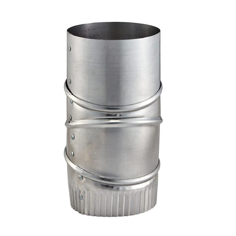 8" Galvanized Adjustable Elbow - 90 Degree - Item #726