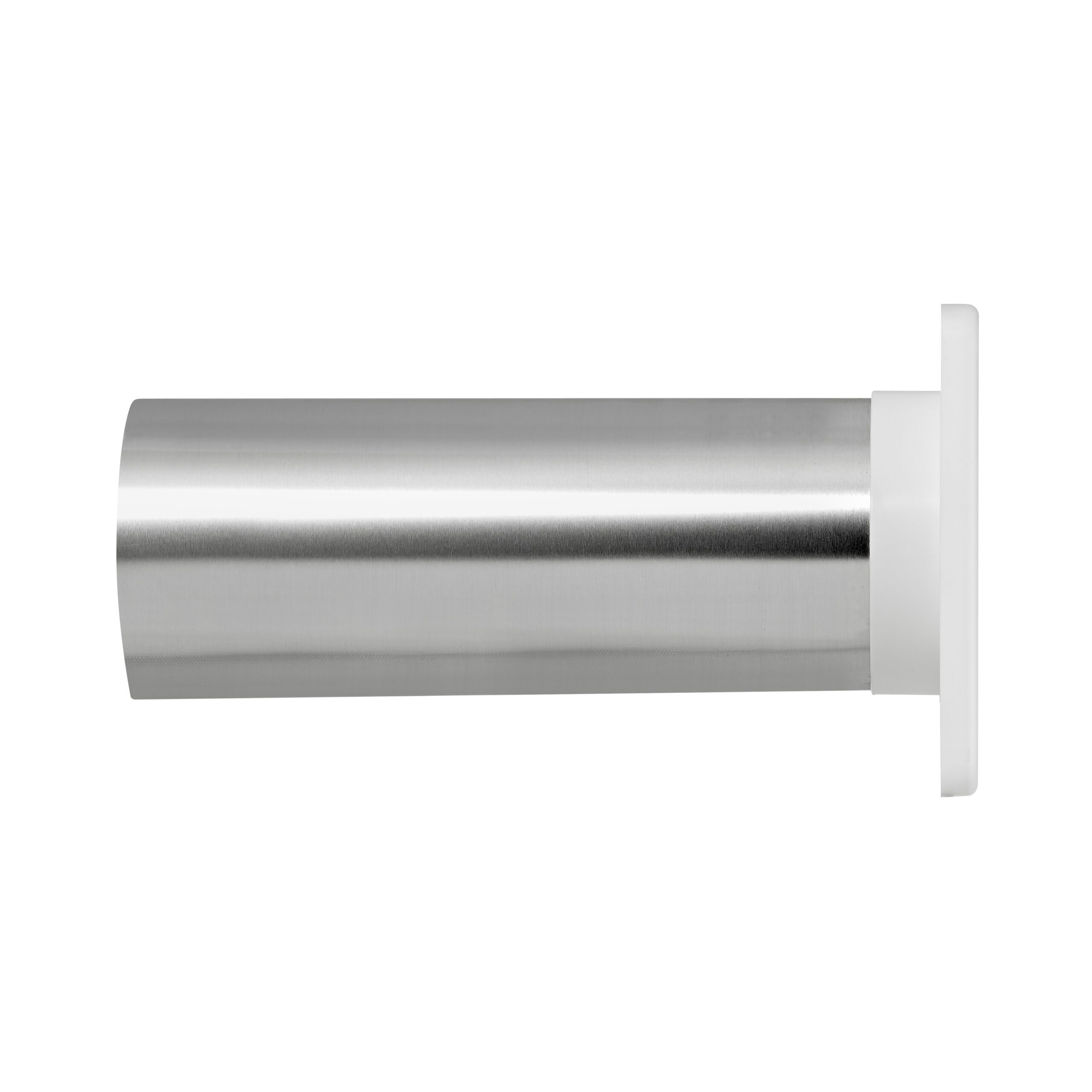 4 inch White Plastic Exhaust Wall Louvered Vent - Item #267W