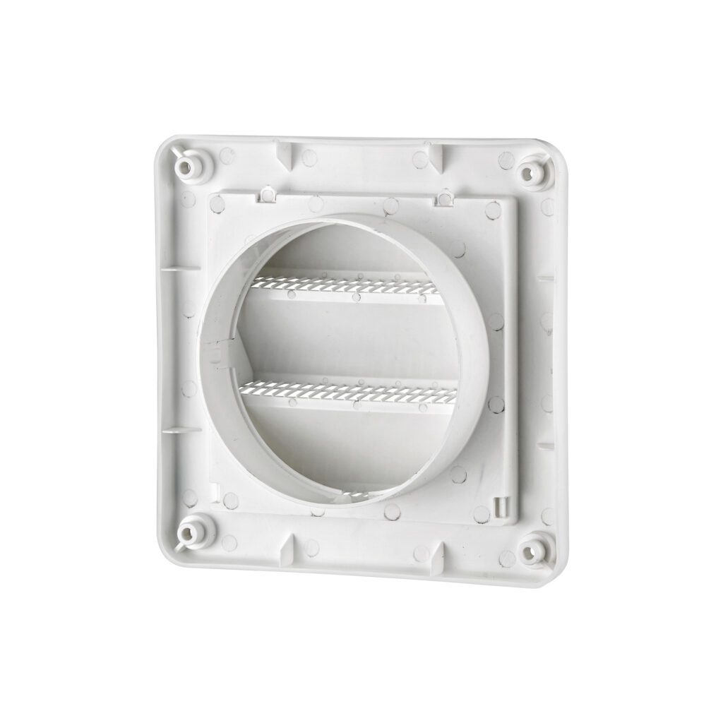 Intake Vent - 4 inch White Plastic Fresh Air Vent #604W