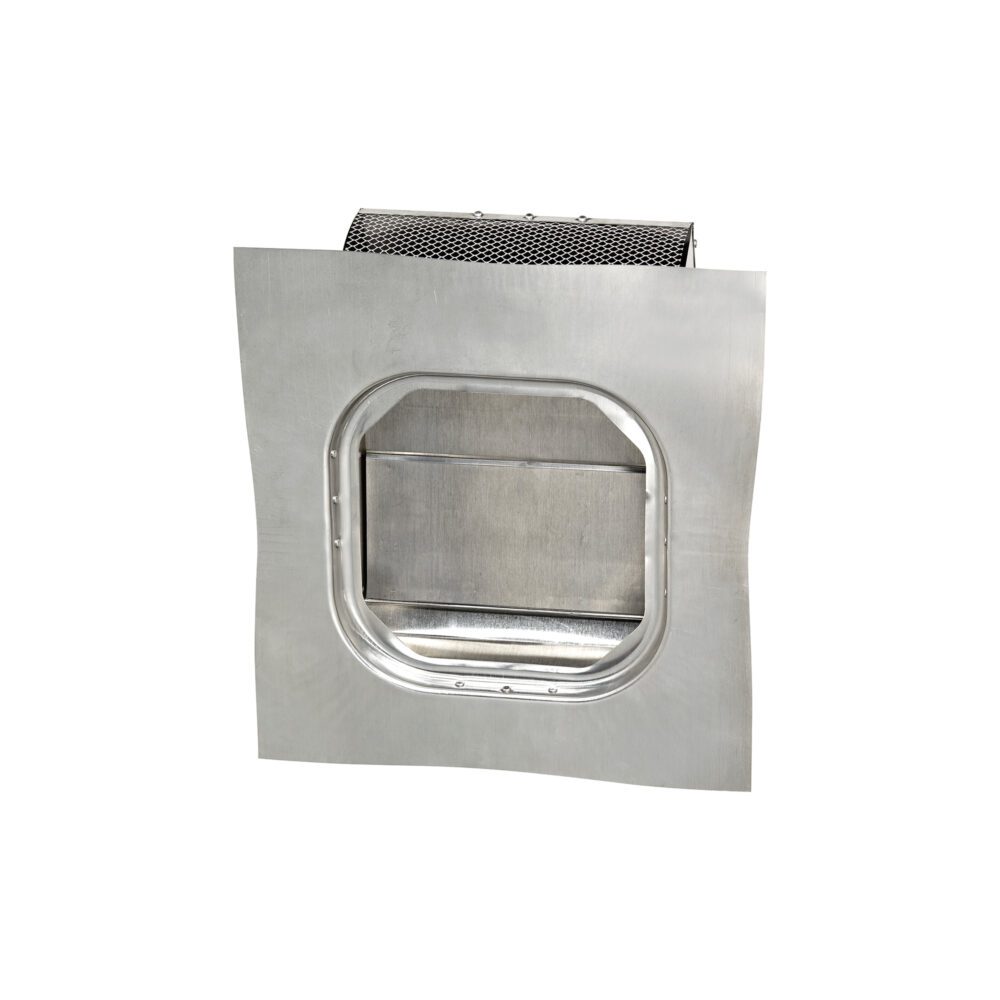 (22 Gauge) Aluminum Exhaust Roof Vent - 3-1/4 inch x 10 inch or Ducts ...