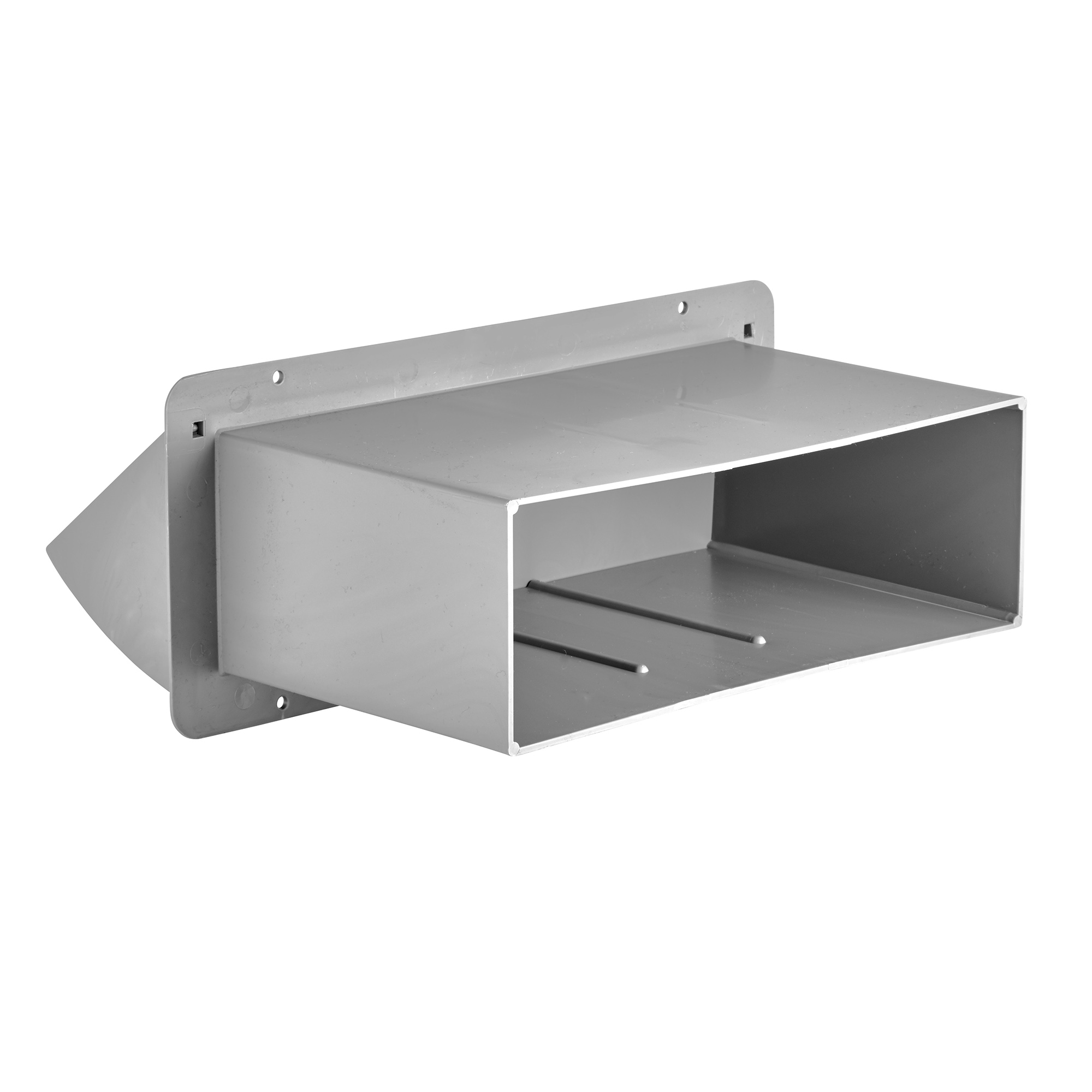 3 1/4" x 10" Gray Plastic Wall Cap - Item #117GR