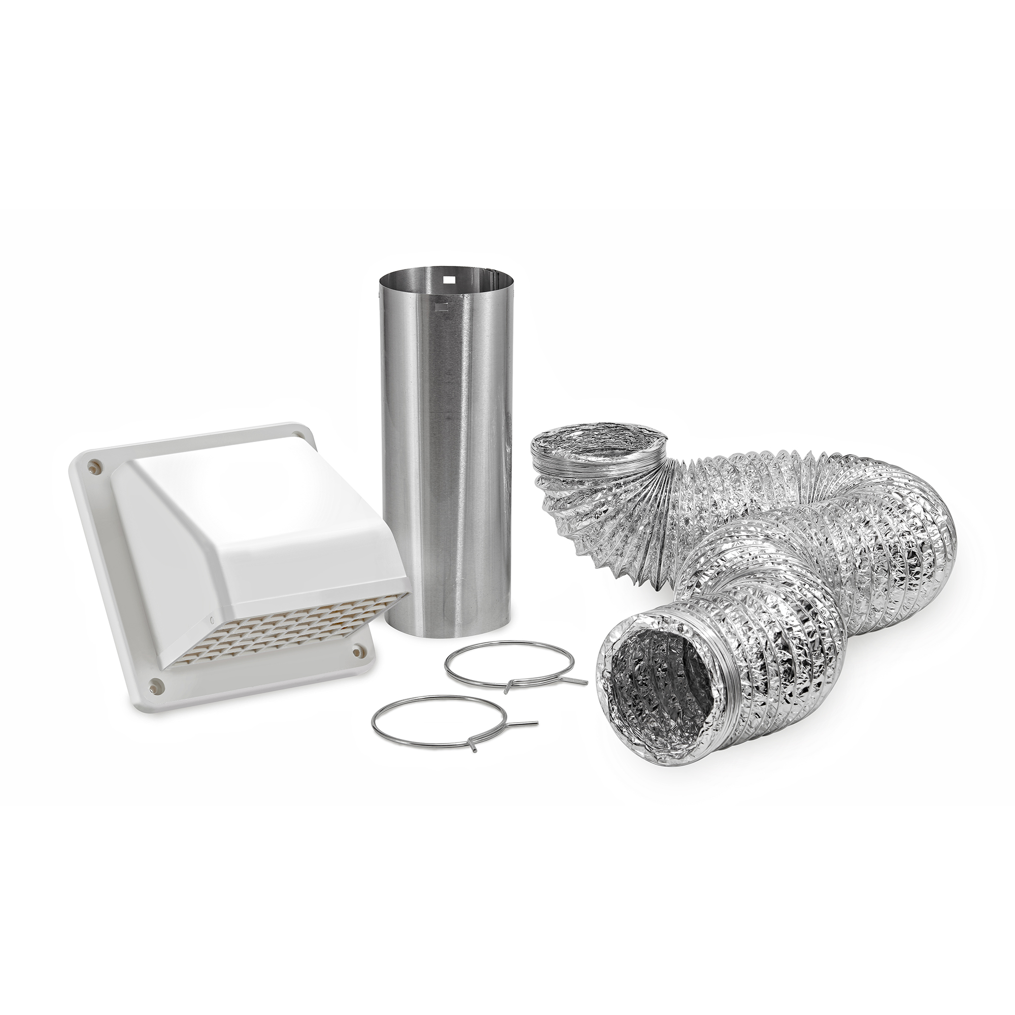 5 Foot Dryer Exhaust Wall Hood Vent Kit (Retail)- Item #1373W