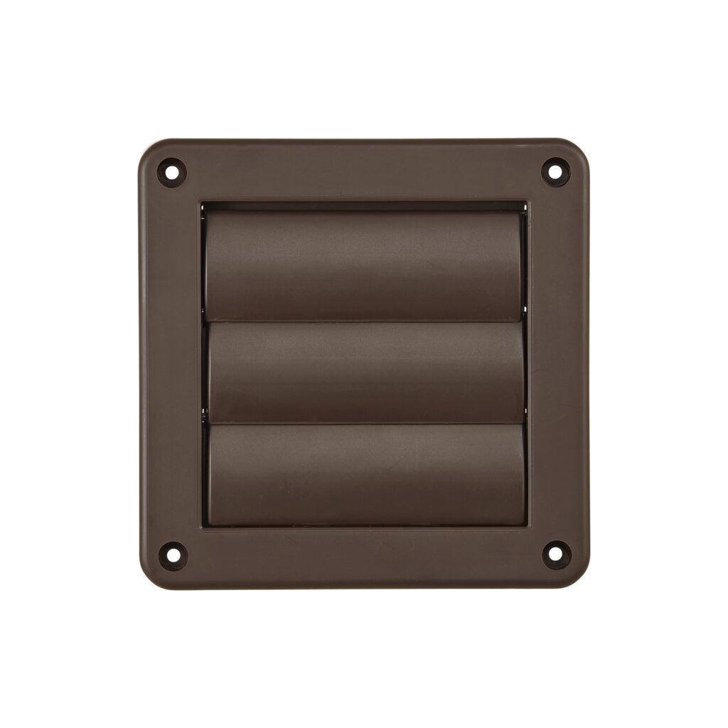 Dryer Vent - 4 inch Wall Exhaust Louvered Vent #1423B
