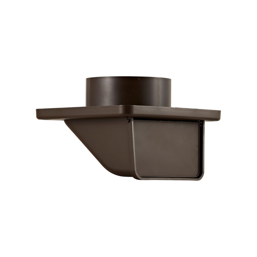 Dryer Vent - 4 inch Exhaust Soffit Vent - Damper #143B