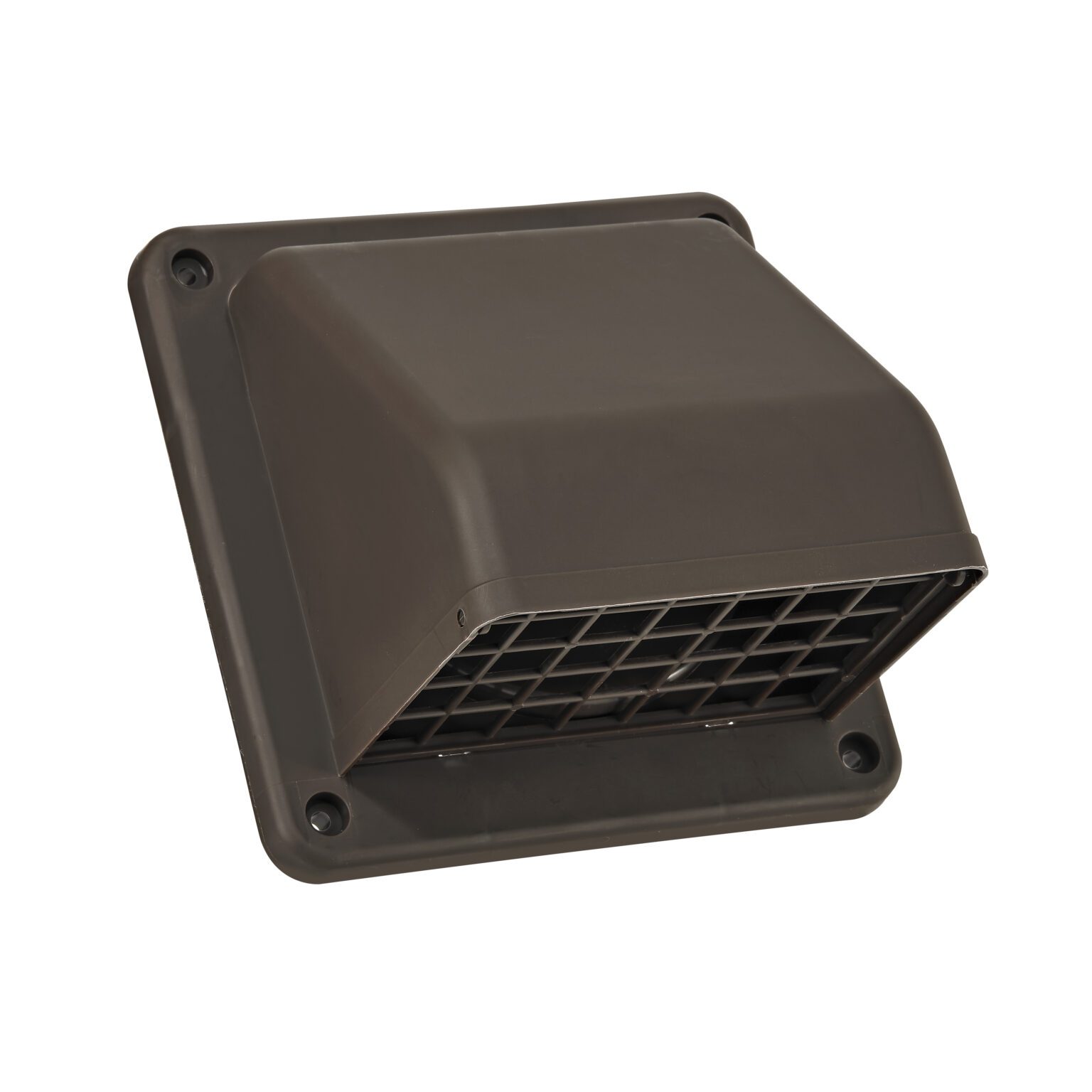 4 inch Brown Plastic Exhaust Wall Hood Vent - Item #224B (Replacement ...