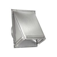 8 inch Aluminum Exhaust Wall Hood Vent - Item #348