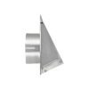 8 inch Aluminum Exhaust Wall Hood Vent - Item #348