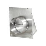 8 inch Aluminum Exhaust Wall Hood Vent - Item #348