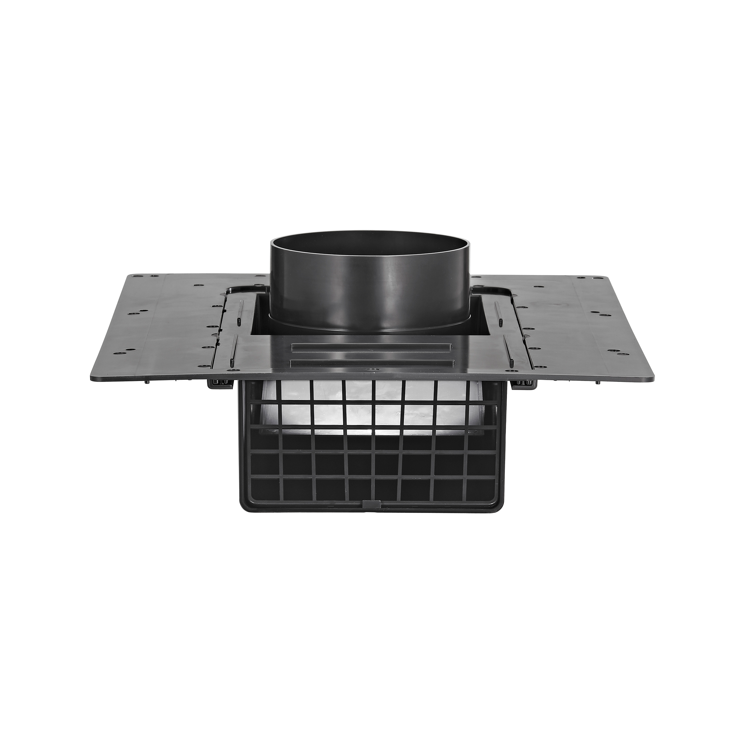 Dryer Vent - 4 inch Black ABS Plastic Roof Exhaust Vent #3540