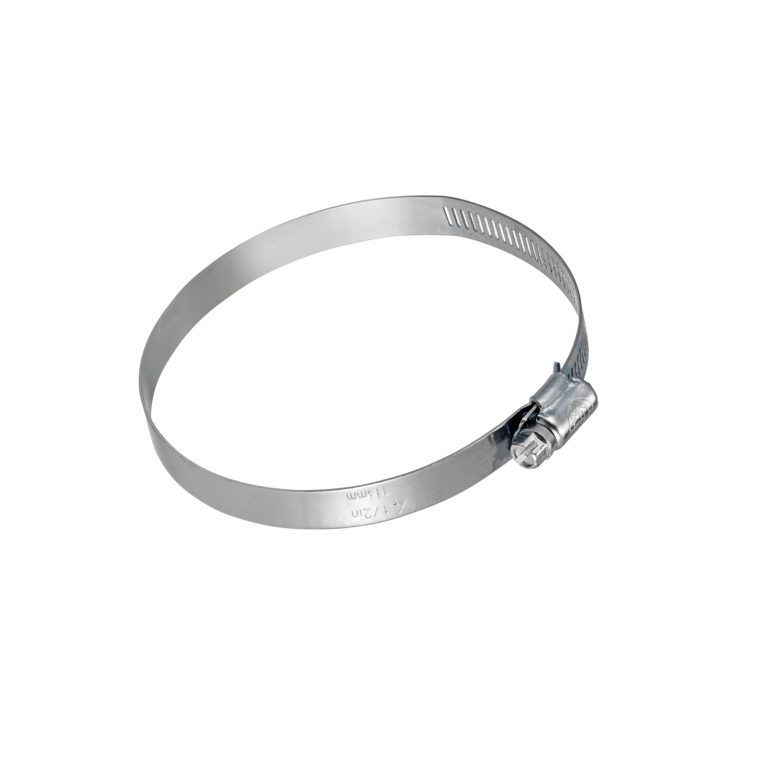 4 inch Galvanized Steel Worm Gear Clamp - Item #284L