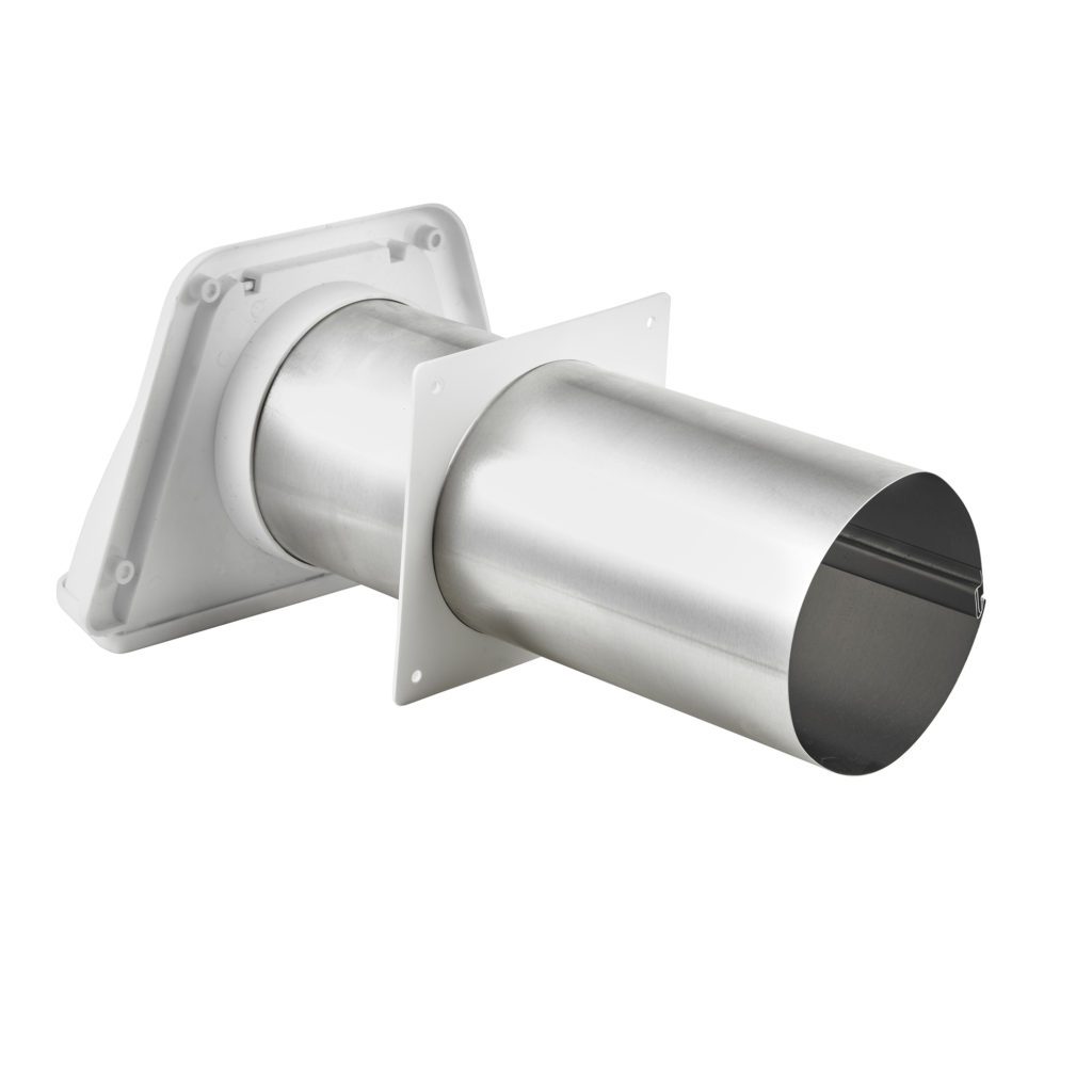 4" White Plastic Low Profile Premium Vent Hood - Item #1472W ...