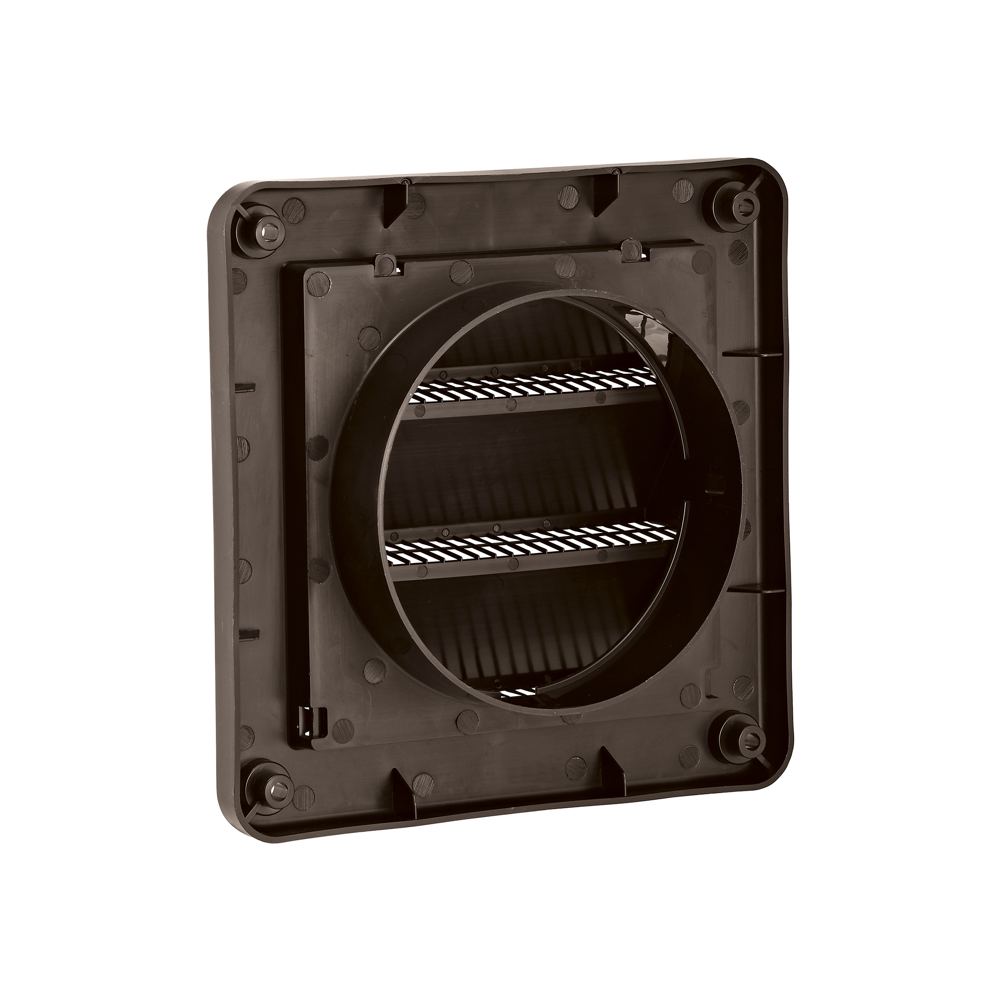 Intake Vent - 4 inch Brown Plastic Fresh Air Vent #604B