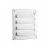 Intake Vent - 6 inch White Plastic Fresh Air Intake Vent #606W