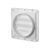 Intake Vent - 6 inch White Plastic Fresh Air Intake Vent #606W