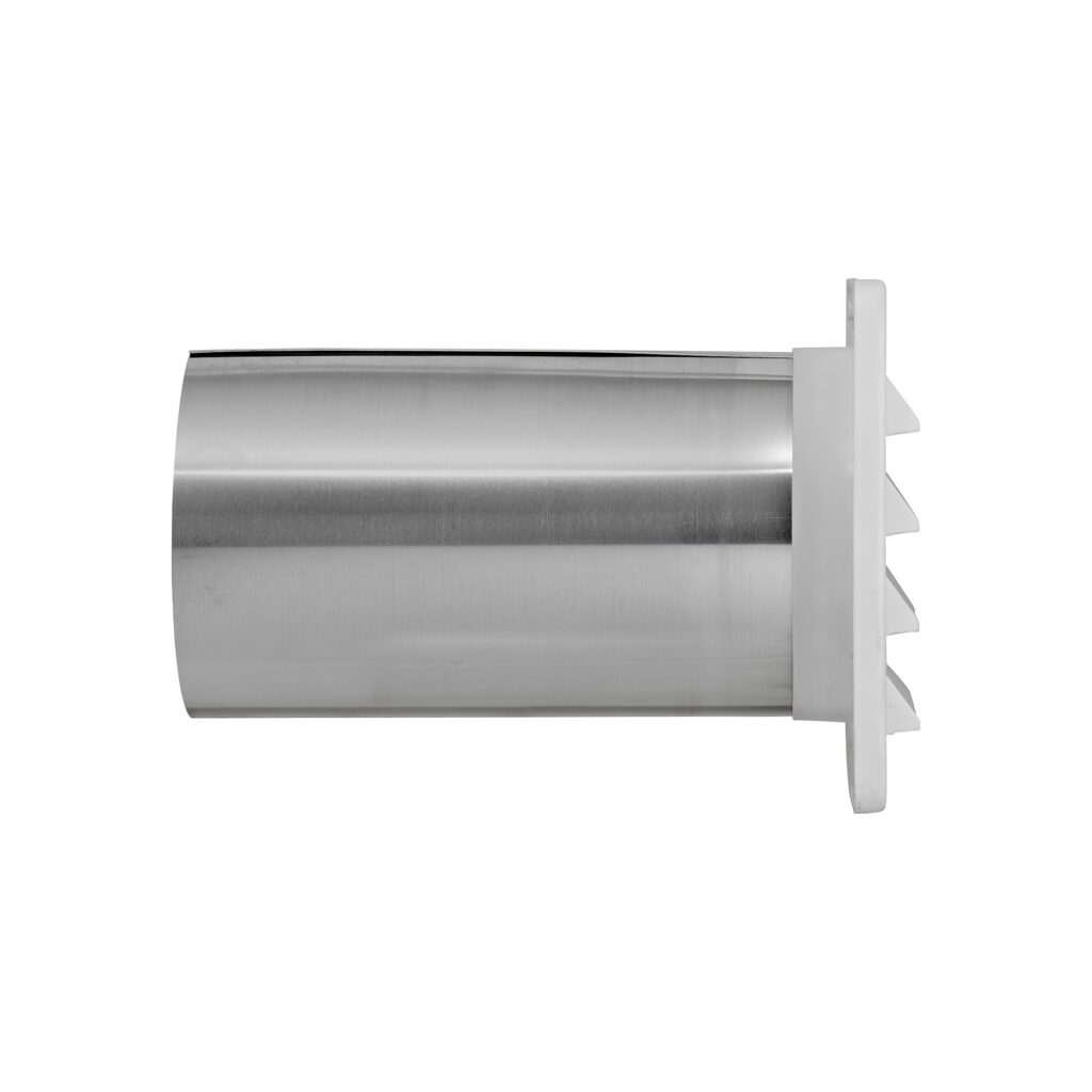 Intake Vent - 6 inch White Plastic Fresh Air Intake Vent #606WTP
