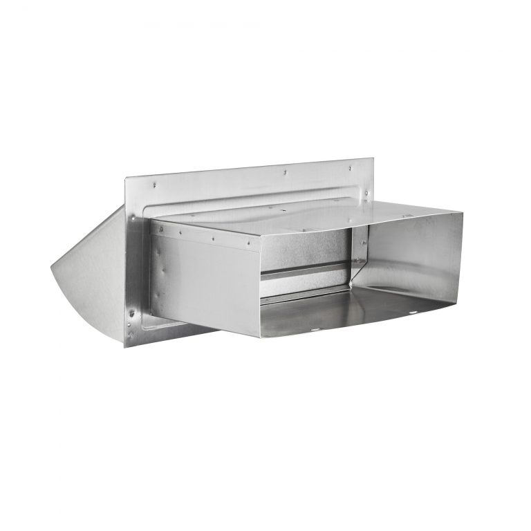 3 1/4 inch x 10 inch (22 Gauge) Aluminum Wall Exhaust Vent - Screen ...