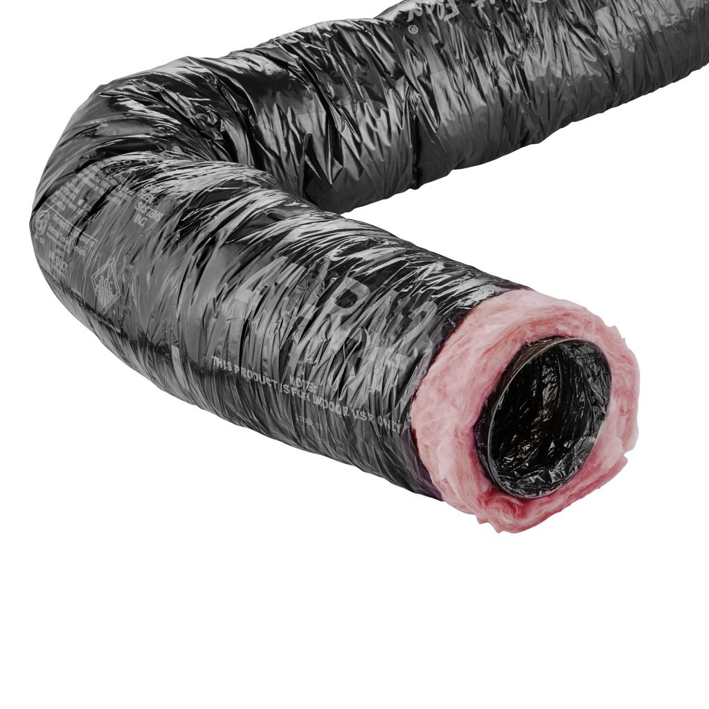 HVAC Duct - 4 inch x 25 foot Flexible Duct (Semi-Rigid) #334