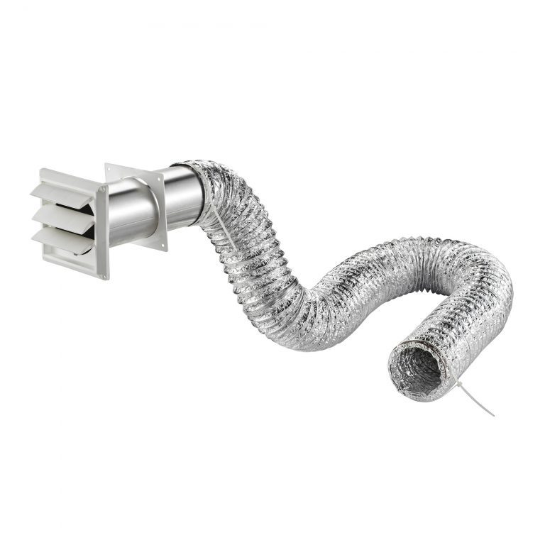 4" x 8' LamaFlex Duct Louvered Vent Kit - Item #407W (Replacement # 1379W)