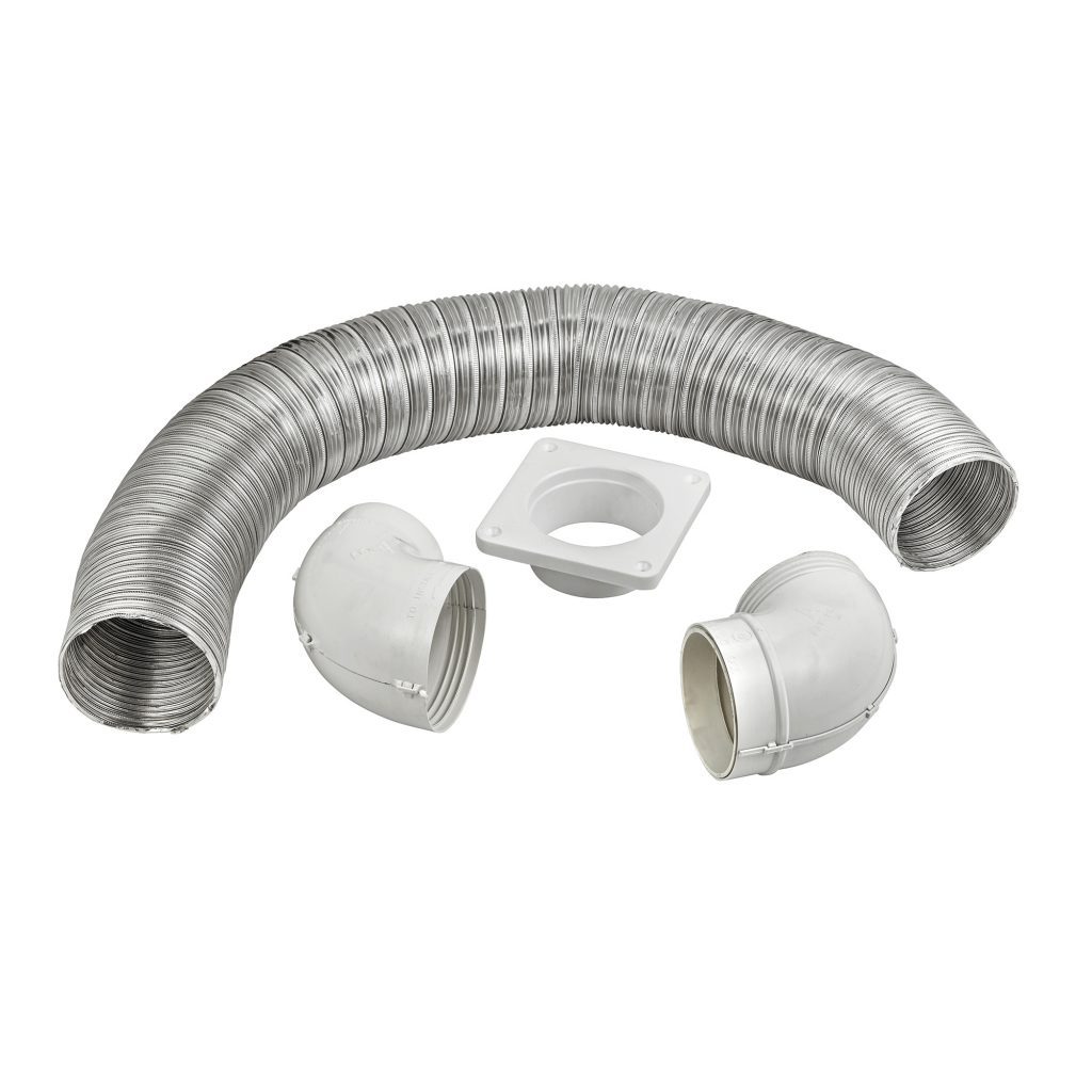 4" x 8' Flexible Semi-Rigid Aluminum Duct Kit - Item #4004 (Replacement ...