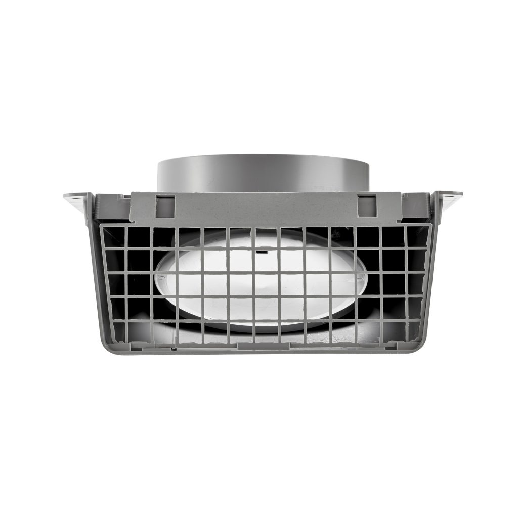 8" Gray Plastic Wall Cap - Item #389G | Lambro Industries