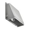6" Gray Plastic Wall Cap - Item #351GR | Lambro Industries