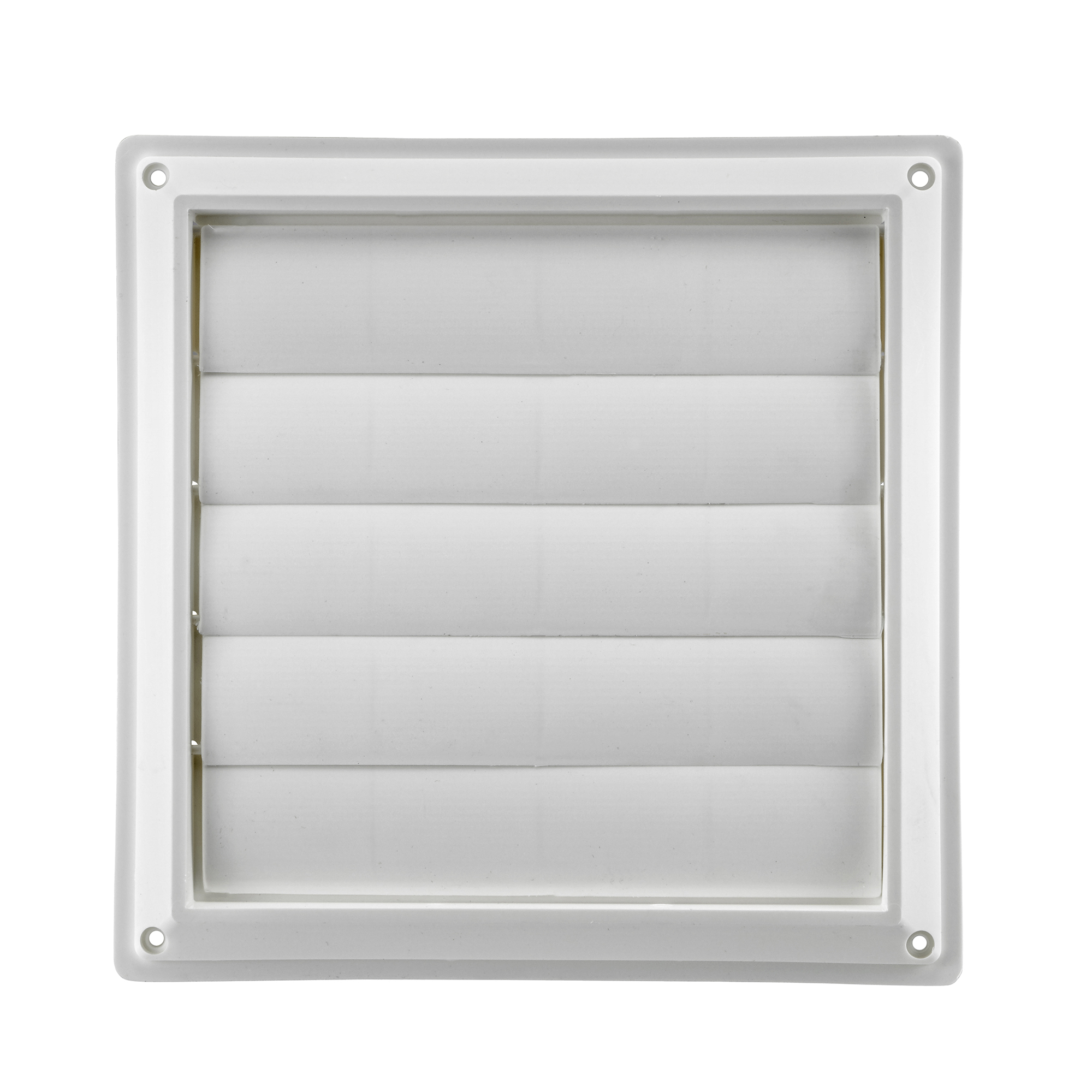 8" White Plastic Louvered Vent - Item #363W | Lambro Industries