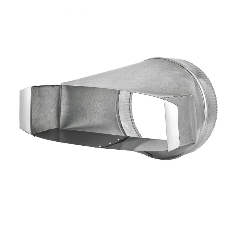 Galvanized Steel Straight Register Boot 3 1/4 inch x 10 inch to 6 inch ...