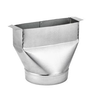 Galvanized Steel Straight Register Boot 3 1/4 inch x 10 inch to 6 inch ...