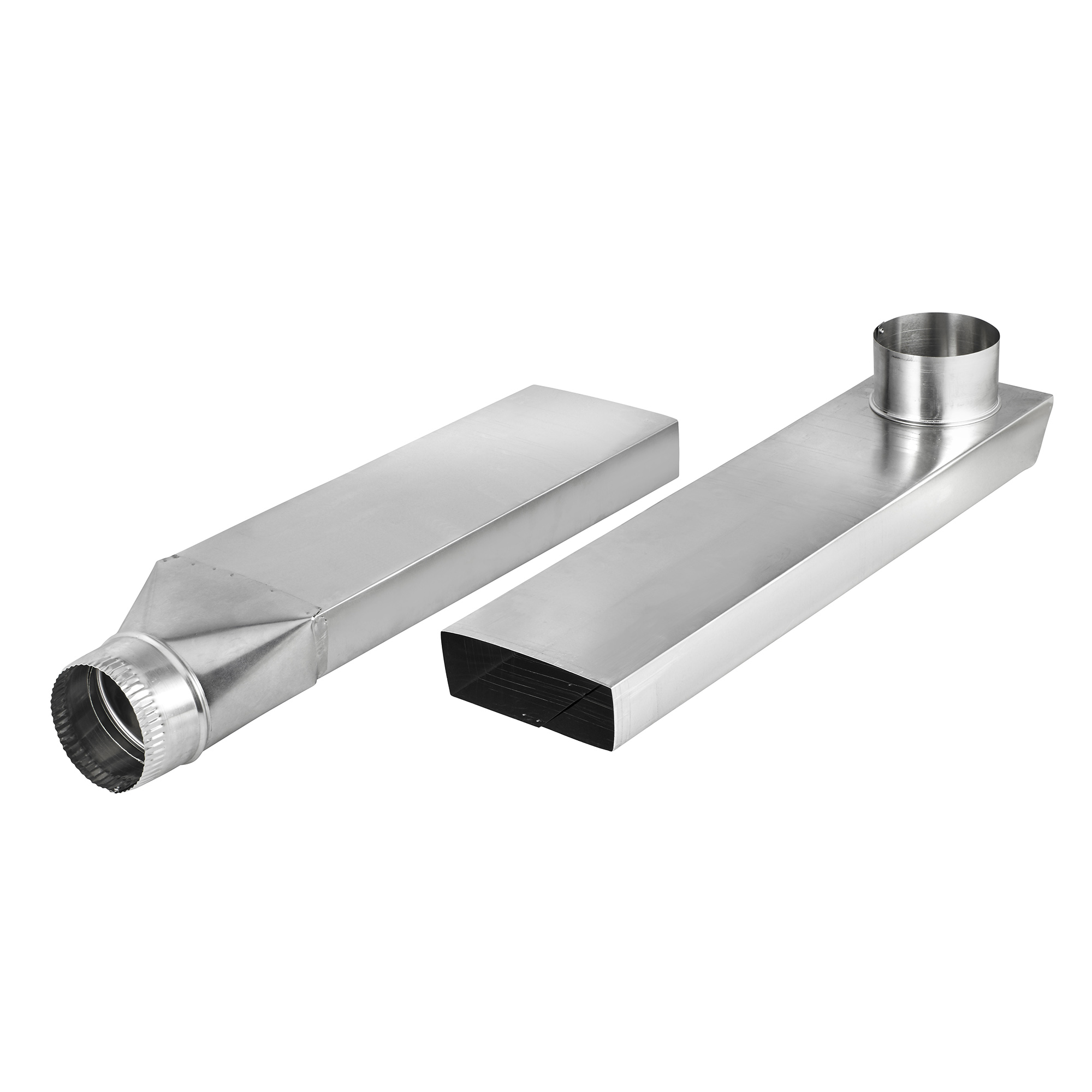 41 inch Periscope 90 Degree to Straight Rectangular Aluminum Dryer Duct ...