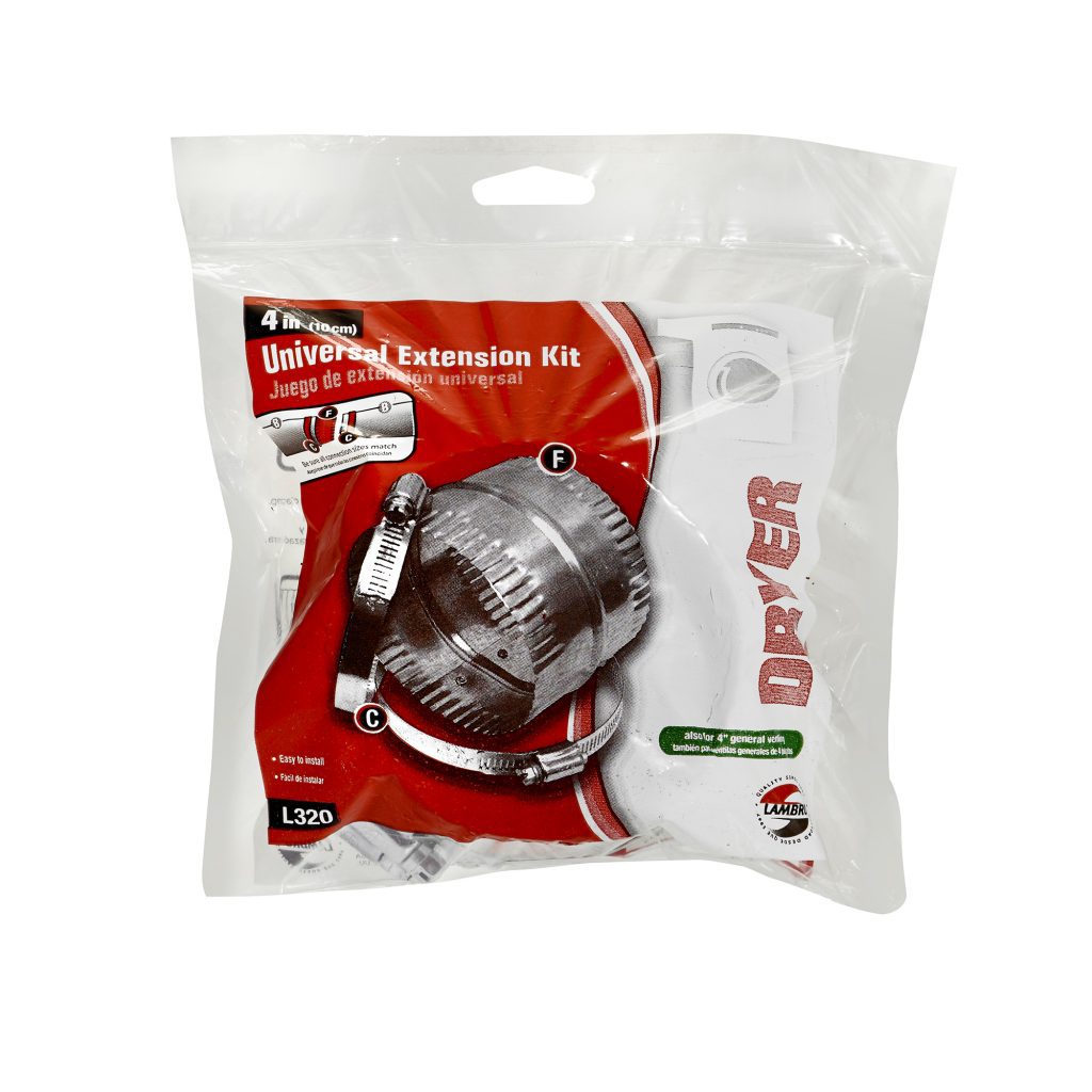 4" Galvanized Duct Extension Connector Kit - Item #320L