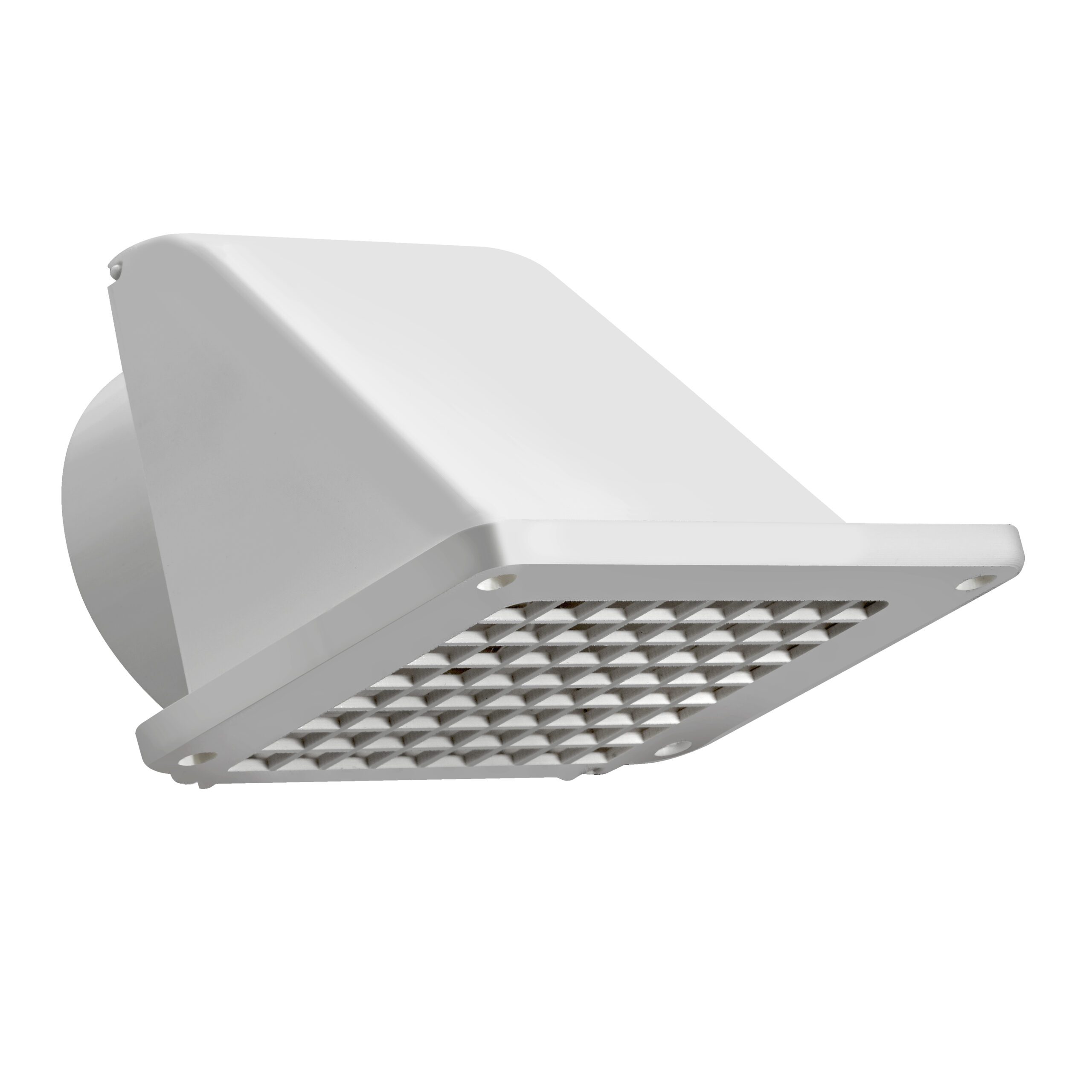 4 inch White Plastic Recessed Soffit Exhaust Vent - Item #144W | Lambro ...