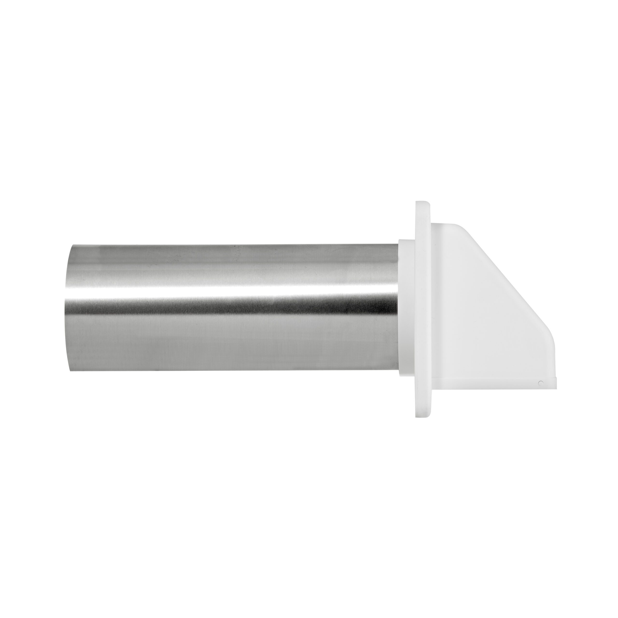 3 inch White Plastic Exhaust Wall Hood Vent - 11 inch Pipe (Retail ...