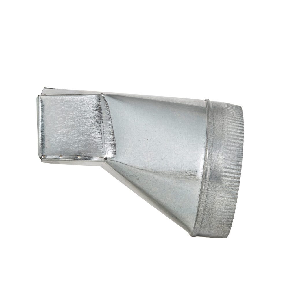 Galvanized Steel Offset Register Boot 3 1/4 inch x 10 inch to 6 inch ...