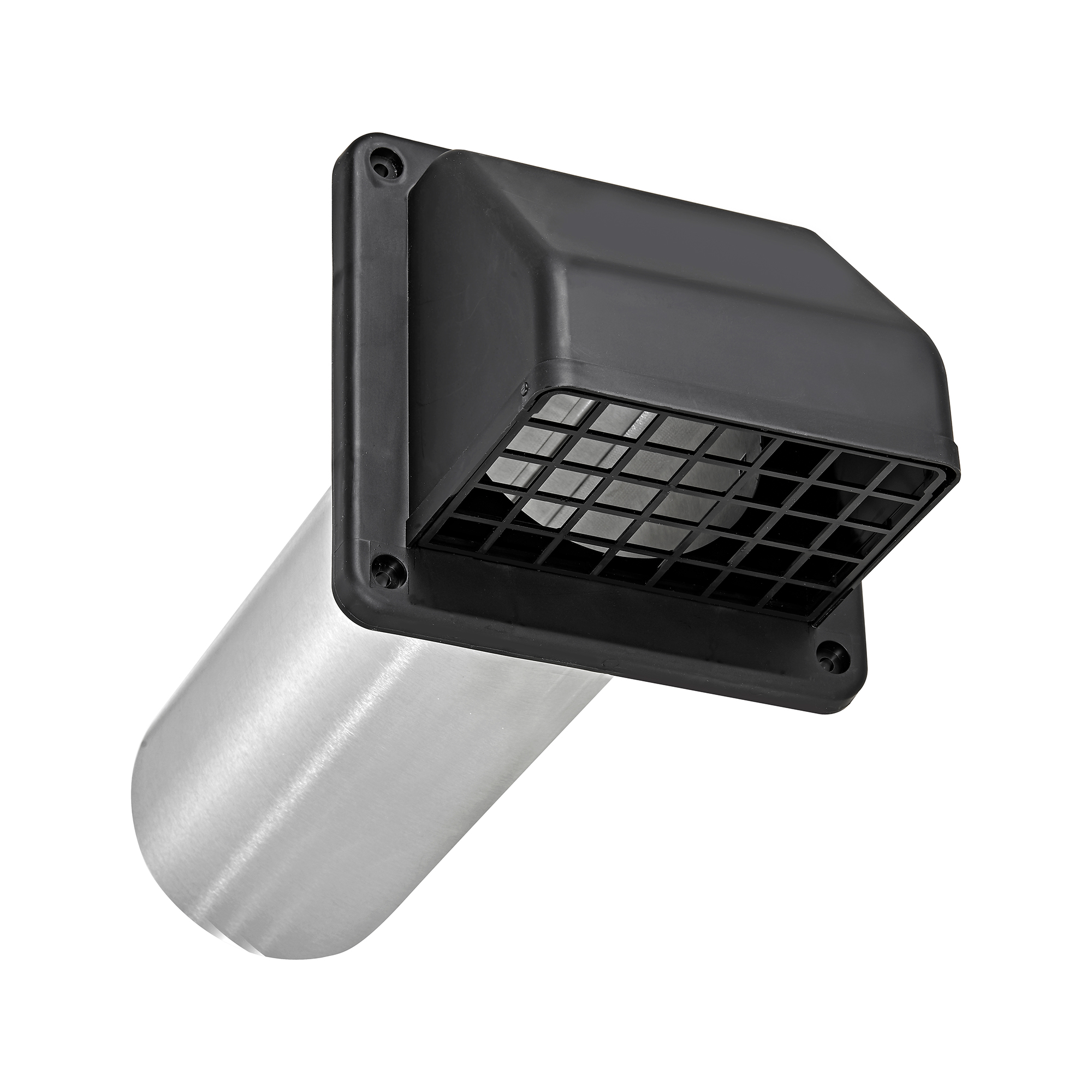 Dryer Vent - 4 inch Wall Exhaust Hood Vent - Damper #224BL-B