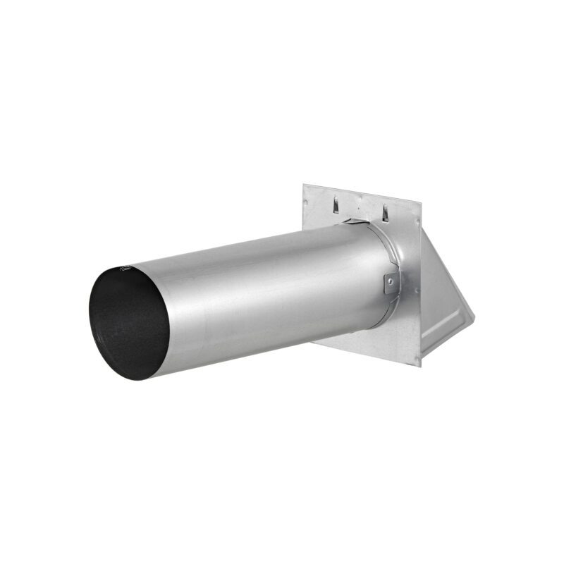 Dryer Vent - 4 inch Steel Wall Exhaust Hood Vent #34400GSPG