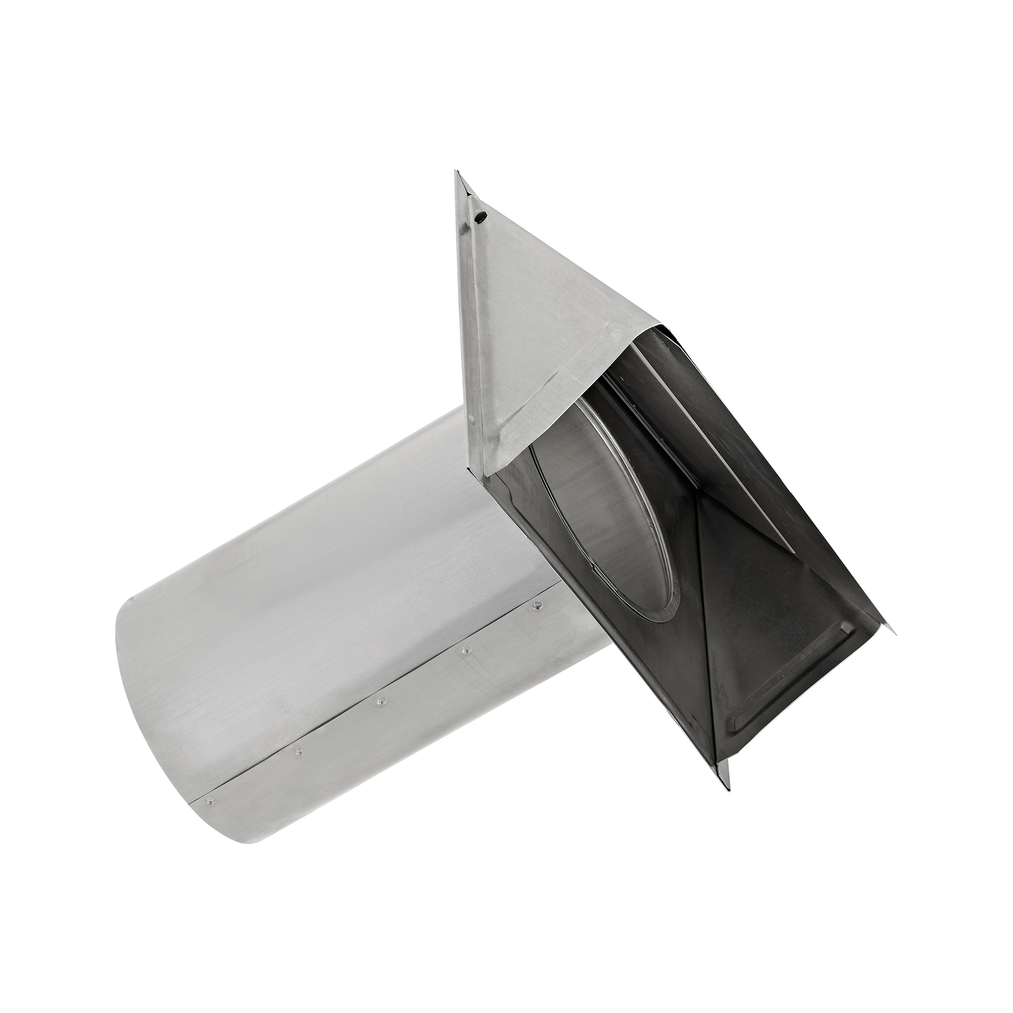8 inch (22 Gauge) Aluminum Exhaust Wall Hood Vent - 11 inch Pipe - Item ...