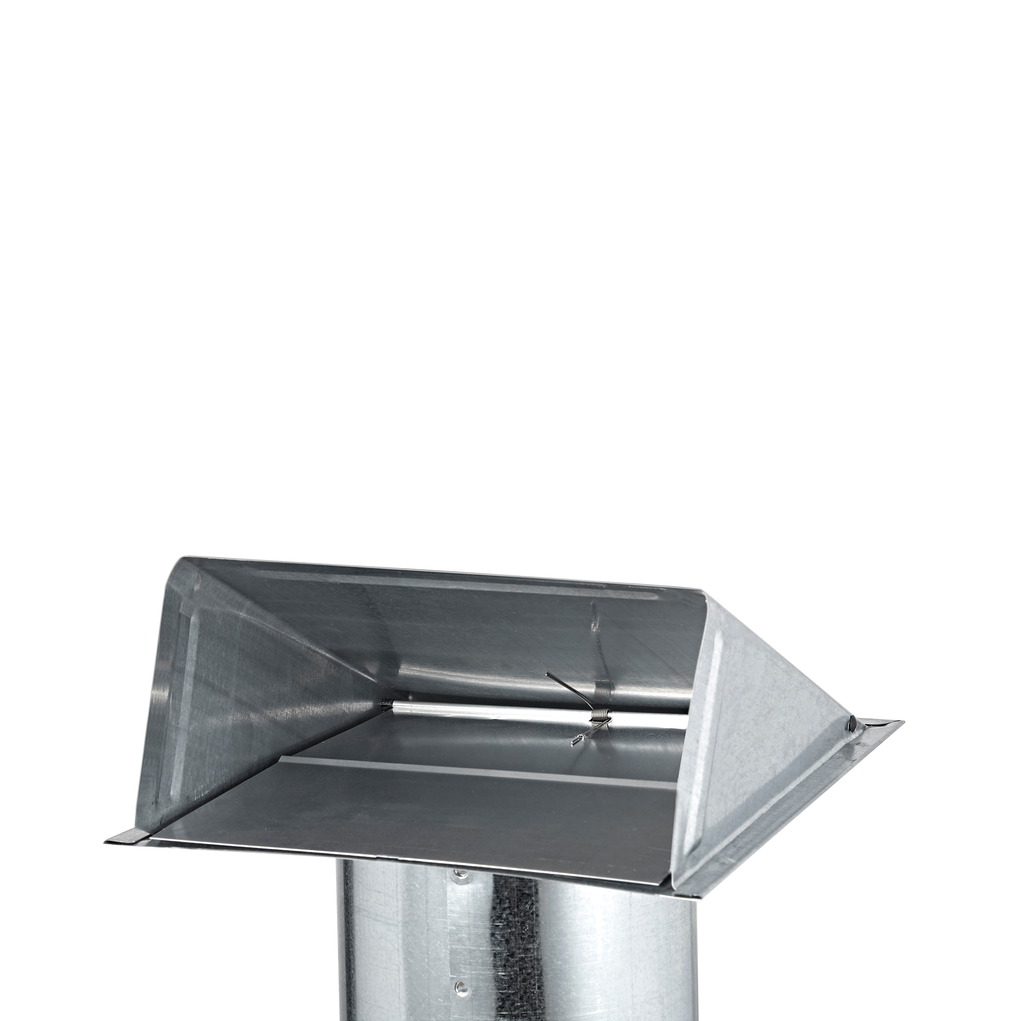6 inch Galvanized Steel Exhaust Wall Hood Vent - 11 inch Pipe - Item ...