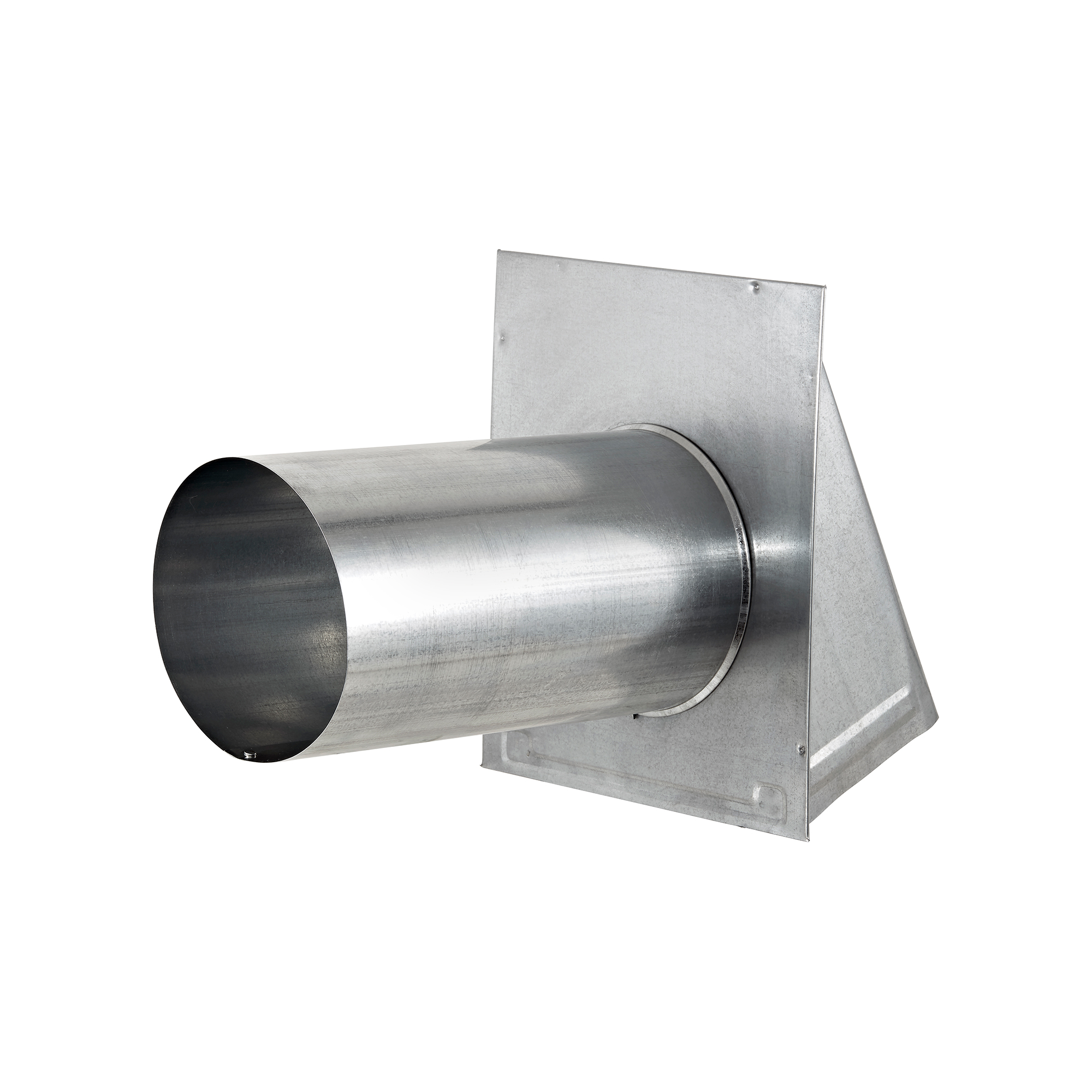6 inch Galvanized Steel Exhaust Wall Hood Vent - 11 inch Pipe - Screen ...