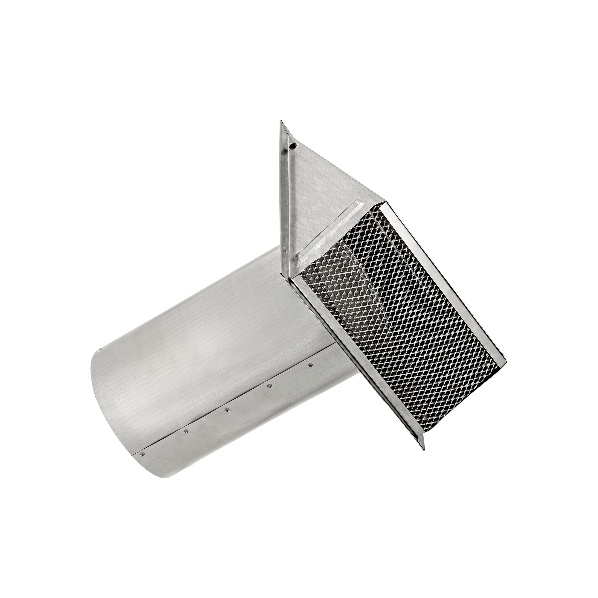 8 inch (22 Gauge) Aluminum Exhaust Wall Hood Vent - 11 inch Pipe ...