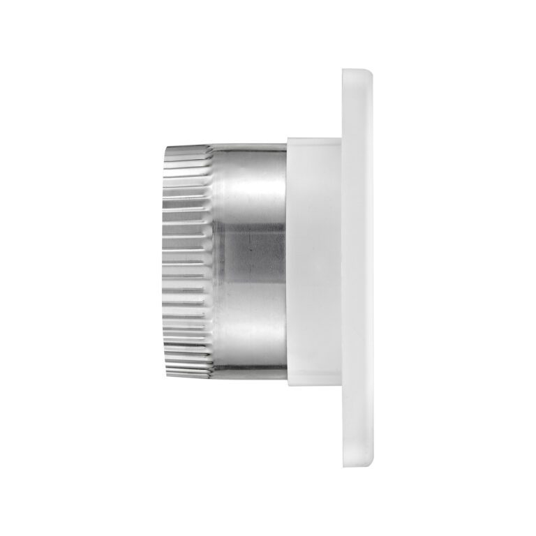 Intake Vent - 3 inch White Plastic Fresh Air Vent #673W-ML