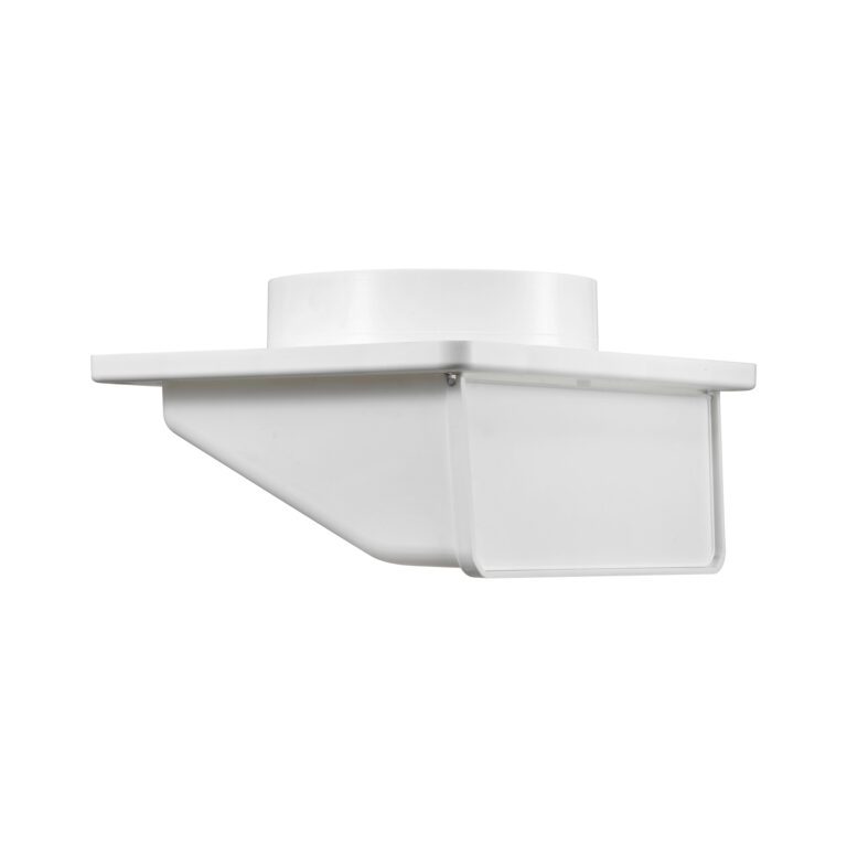 6 inch Exhaust Soffit Bath Fan Vent - Damper - Item #146