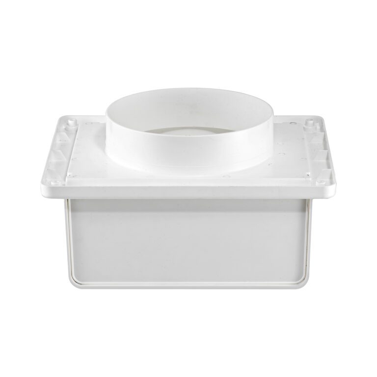 6 inch Exhaust Soffit Bath Fan Vent - Damper - Item #146