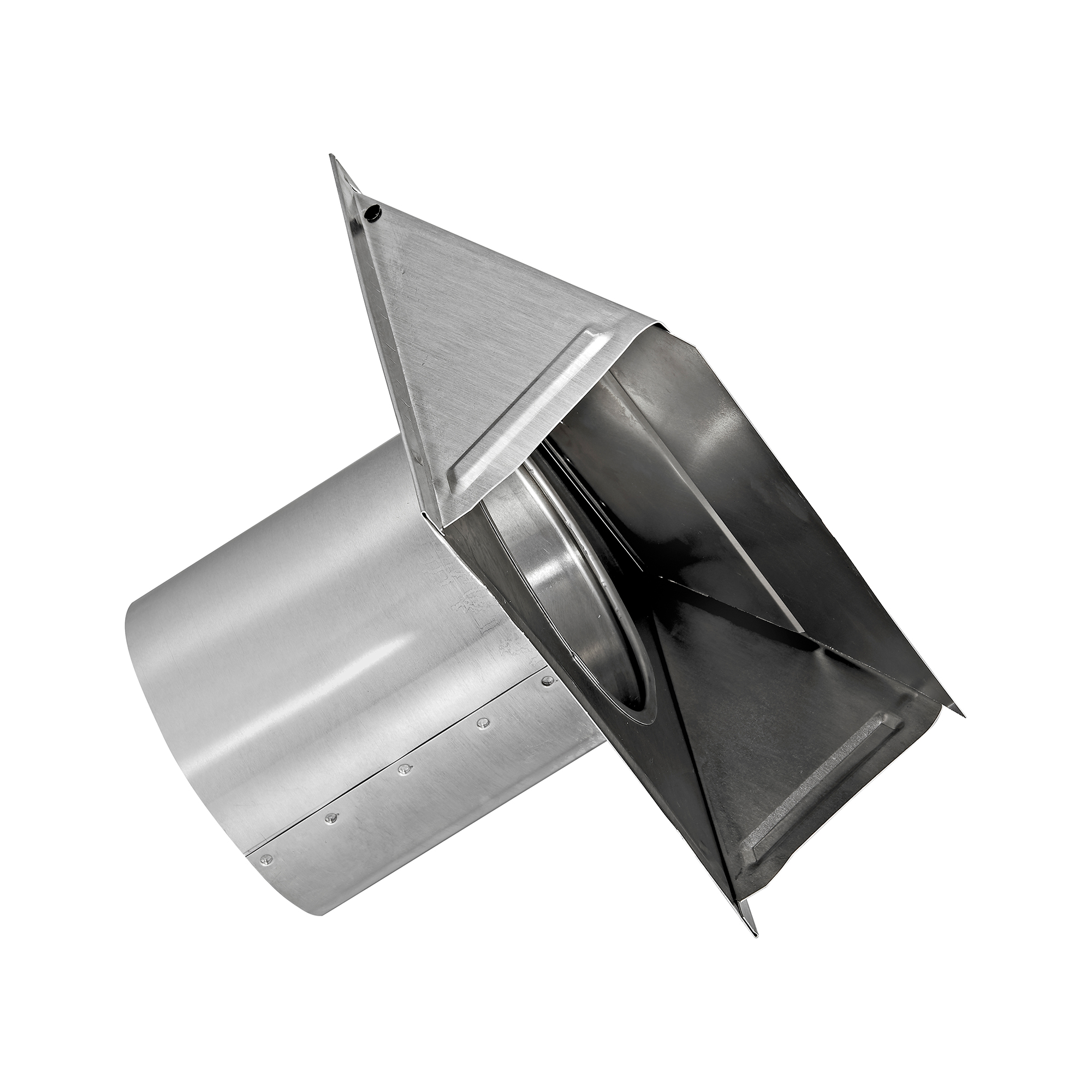 Bath Fan Vent - 6 inch Aluminum Wall Exhaust Vent #3460-6