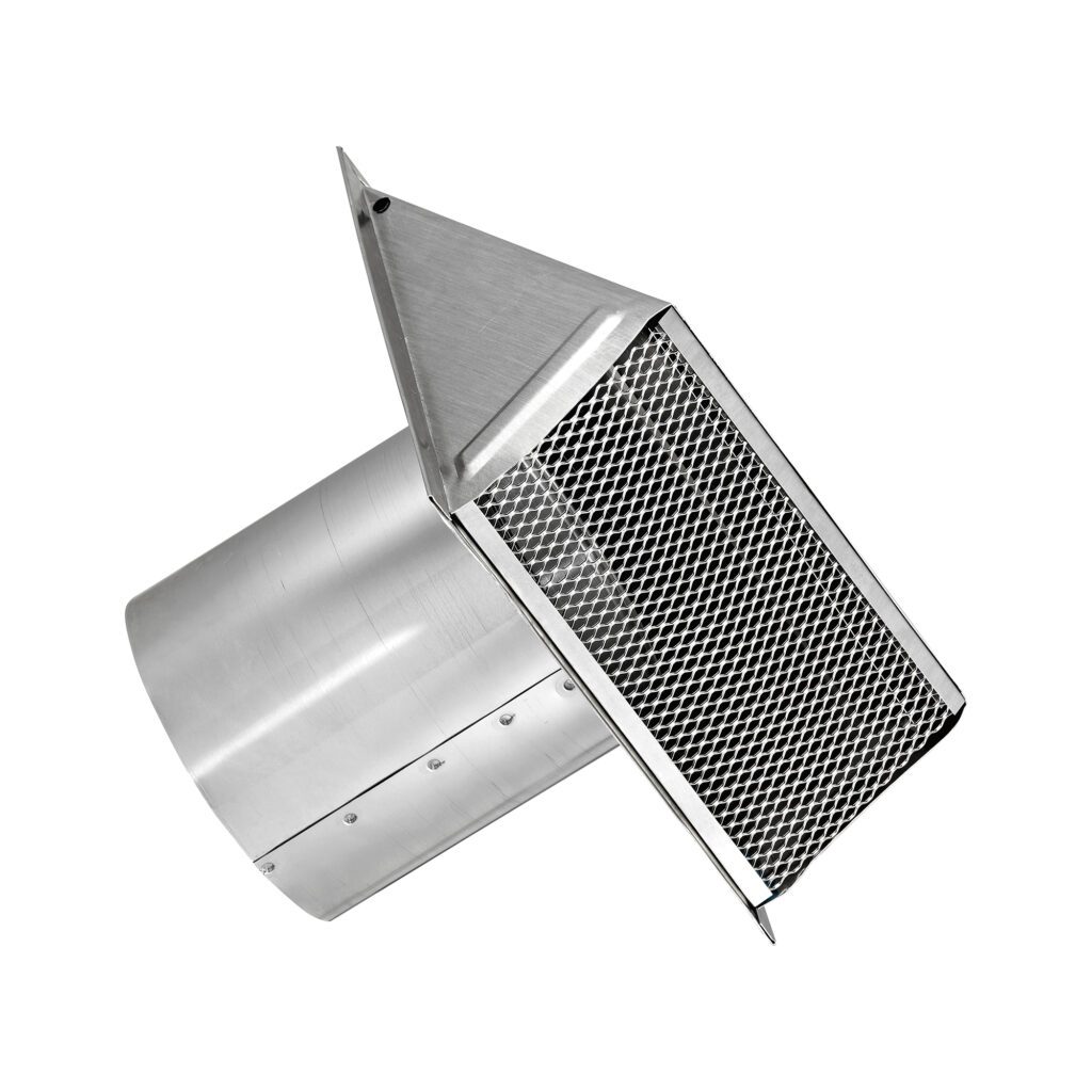 6 inch (22 Gauge) Aluminum Exhaust Wall Hood Vent - 6 inch Pipe ...