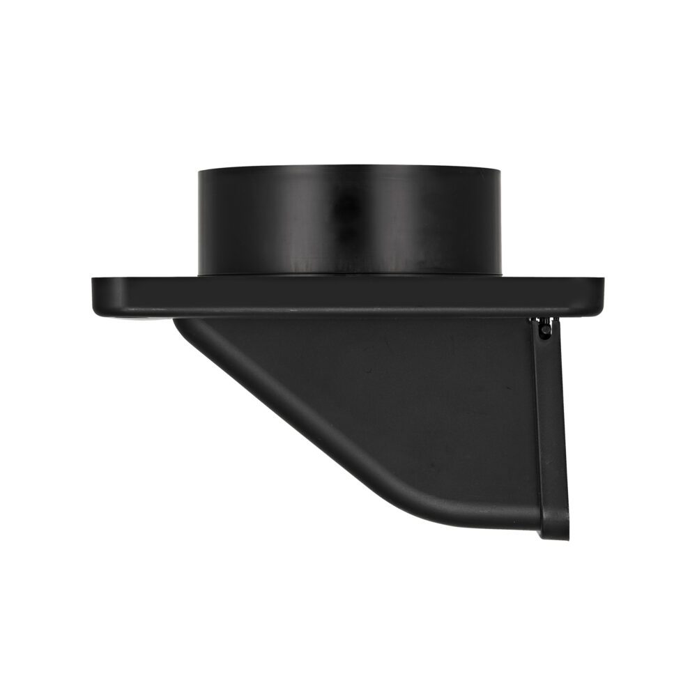 Dryer Vent - 4 inch Exhaust Soffit Vent - Damper #143BL