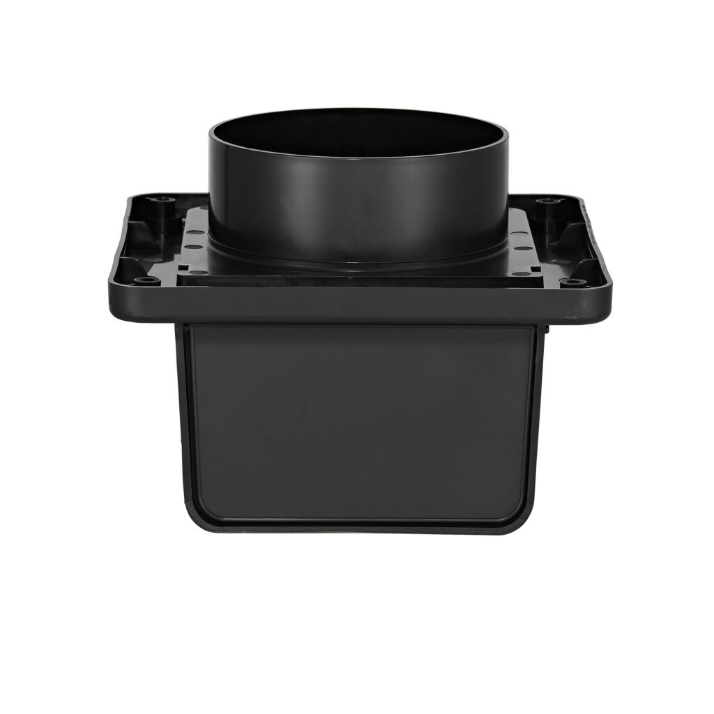 Dryer Vent - 4 inch Exhaust Soffit Vent - Damper #143BL